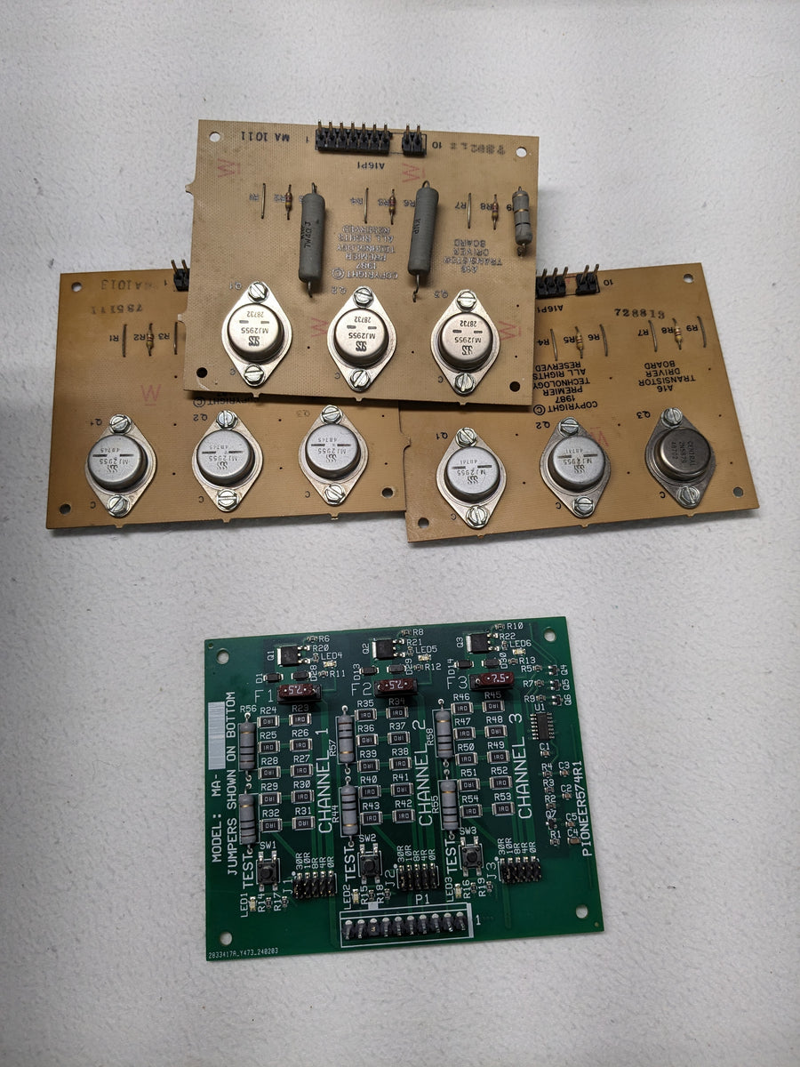 3 channel driver board replaces MA1011, 1012, 1013 and 9 other boards ...